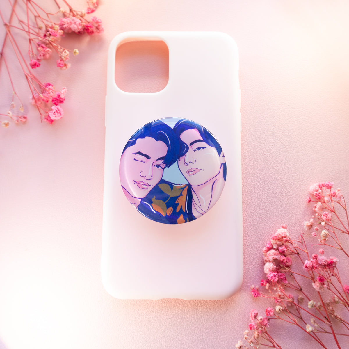 The Taekook Selfie Acrylic Phone Grip!